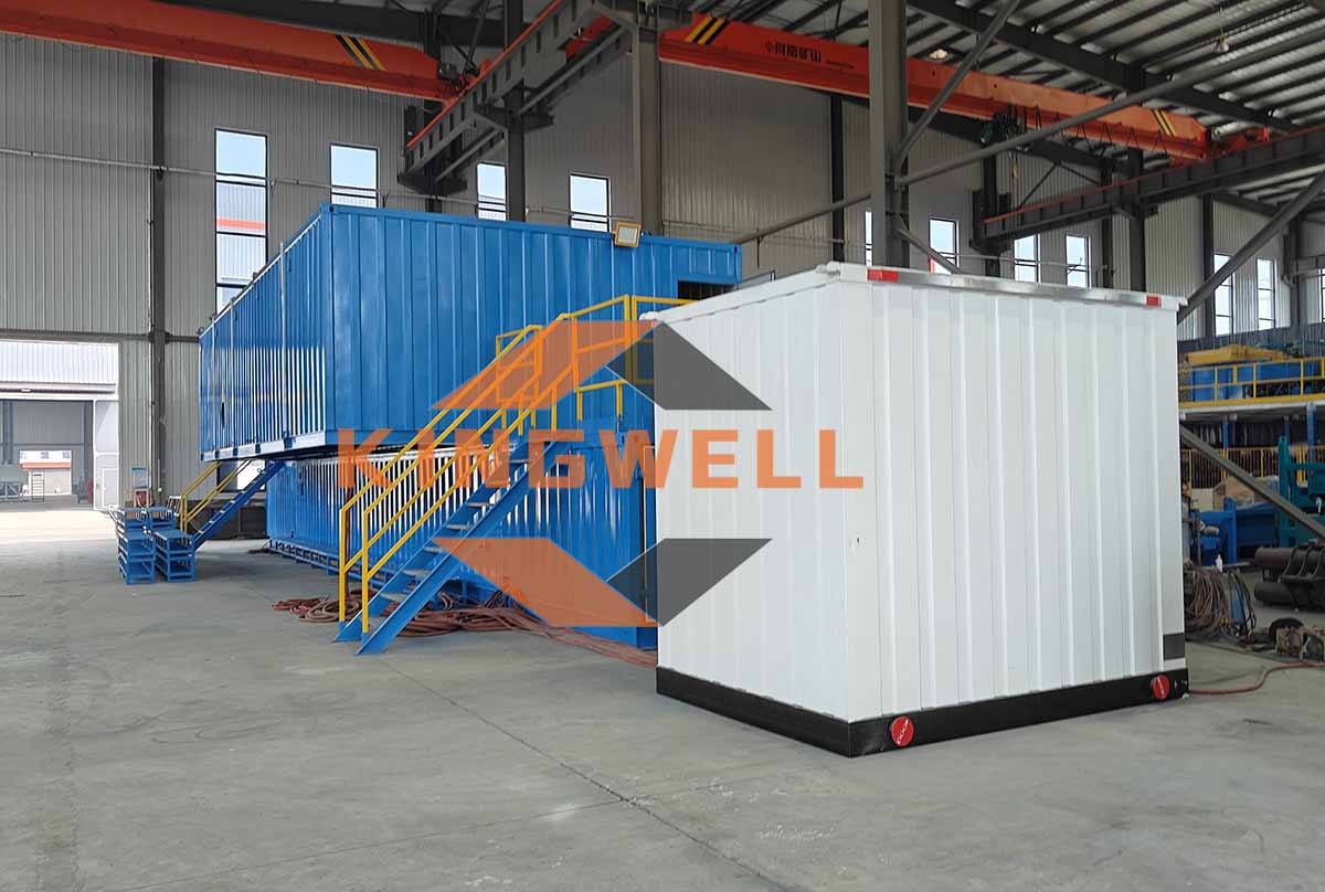 Modular Drilling Mud Solids Control System Shipped to Russia - KINGWELL